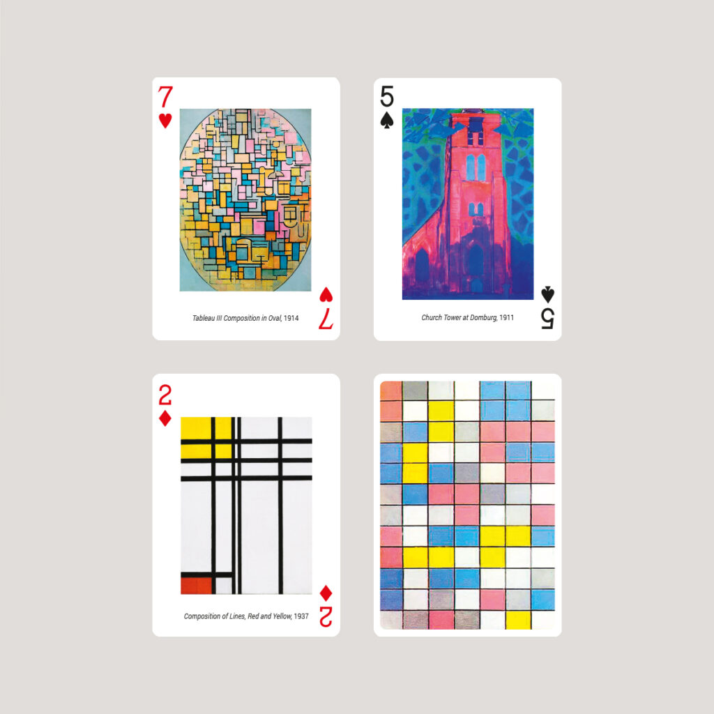Mondrian – Bird Playing Cards